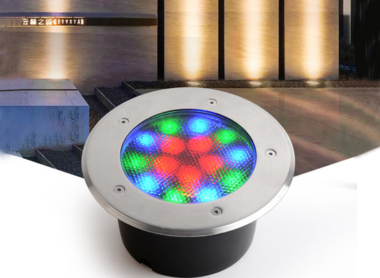 Underground light anti-glare LED outdoor waterproof lawn buried spot light square corner light with honeycomb louver