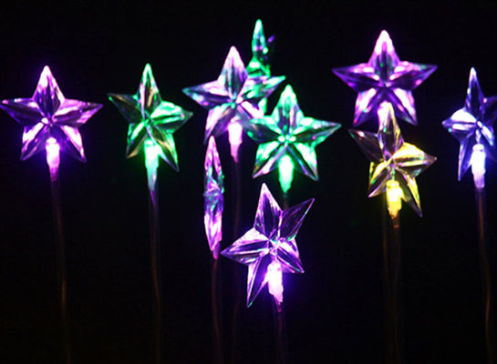 LED Pentacle Lights Outdoor Low Pressure Waterproof Star Lawn Decoration Landscape Lamp