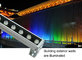 36W24W18W LED wall washing lamp power colorful indoor and outdoor waterproof for bridge advertising background outline