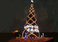 Custom large Christmas tree RGB lights music synchronization DMX512 control decorative iron Christmas tree light show